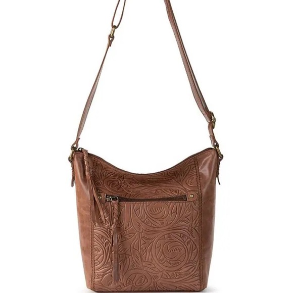The Sak | Bags | The Sak Ashland Floral Embossed Leather Zip Crosby ...